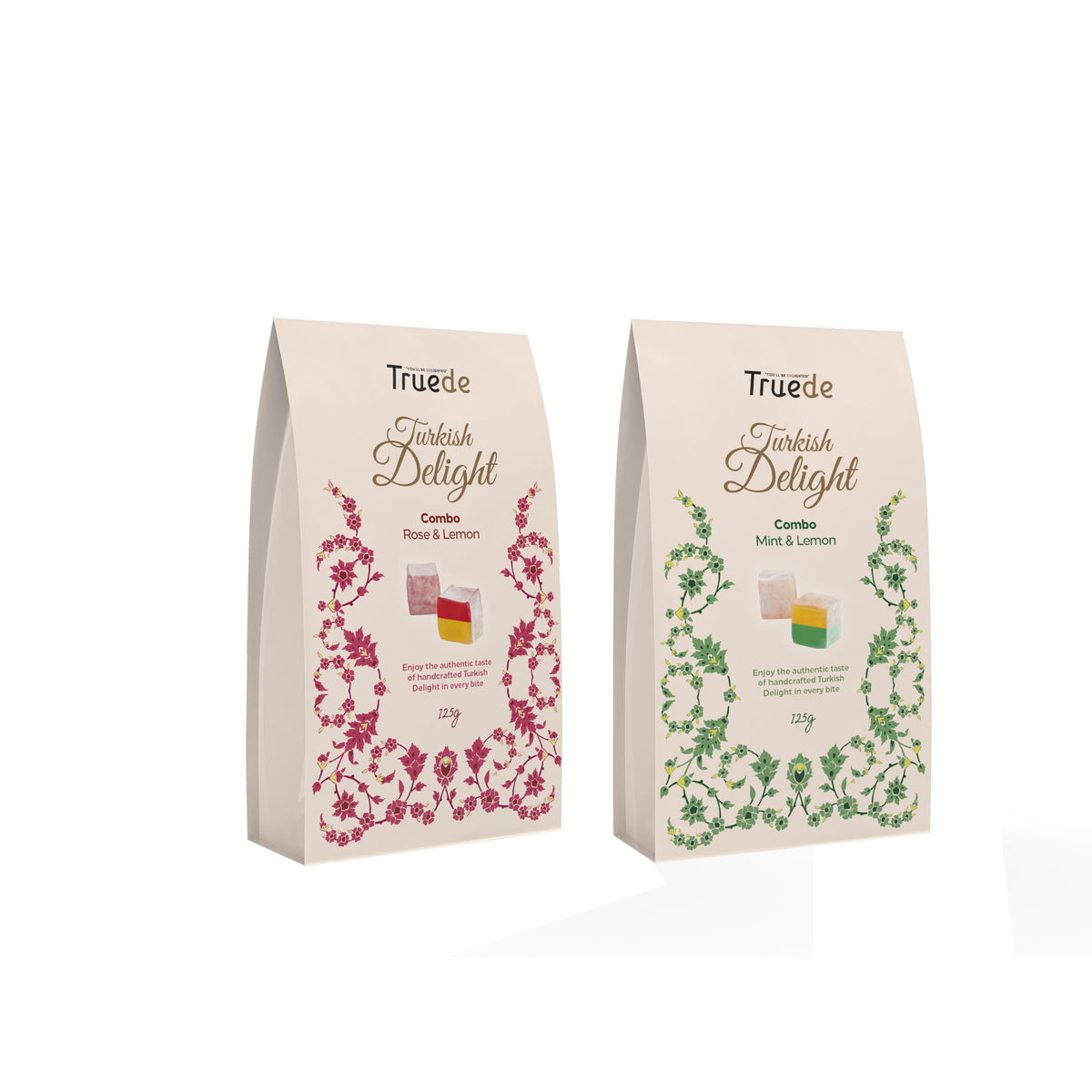 Christmas Rose & Lemon and Mint & Lemon Turkish Delight Selection ...